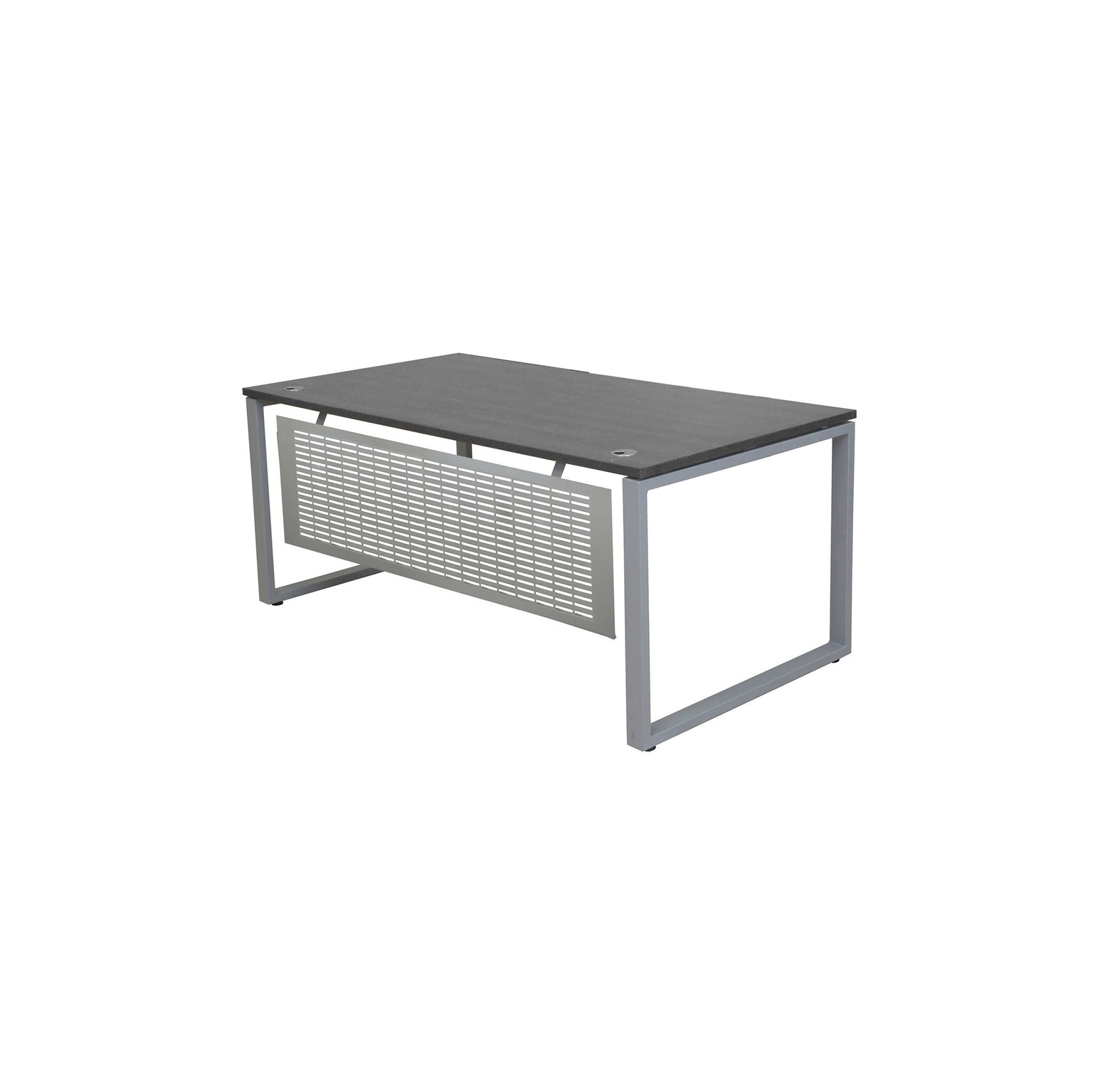 Matrix office U-shape desk workstation in white lamite. - OFX Office