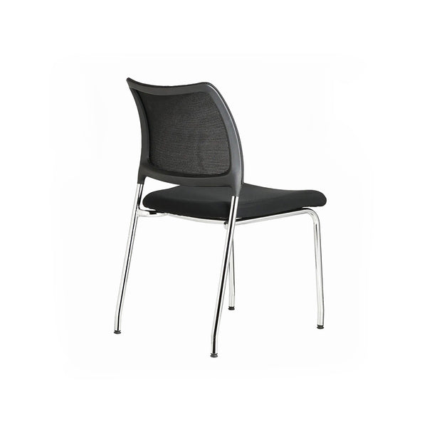 VICKI MESH-BACK STACKING GUEST CHAIR W/ SEAT CUSHION - OFX Office