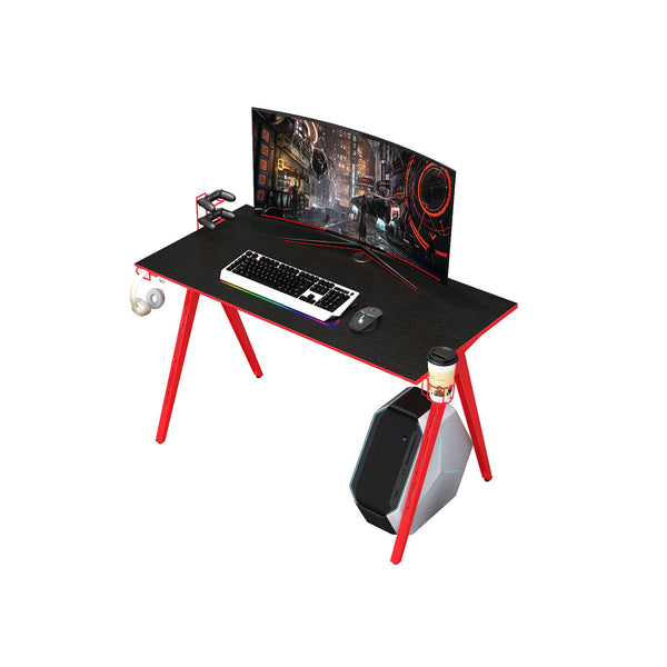 BLACK & RED GAMING DESK - OFX Office