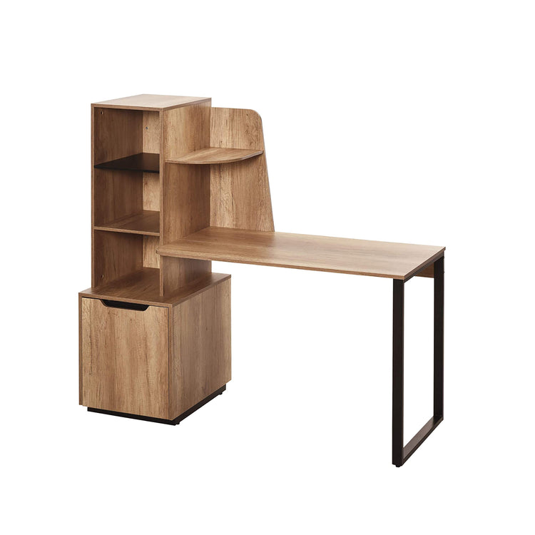 HOME OFFICE WORKSTATION W/ STORAGE TOWER AND CABINET - OFX Office