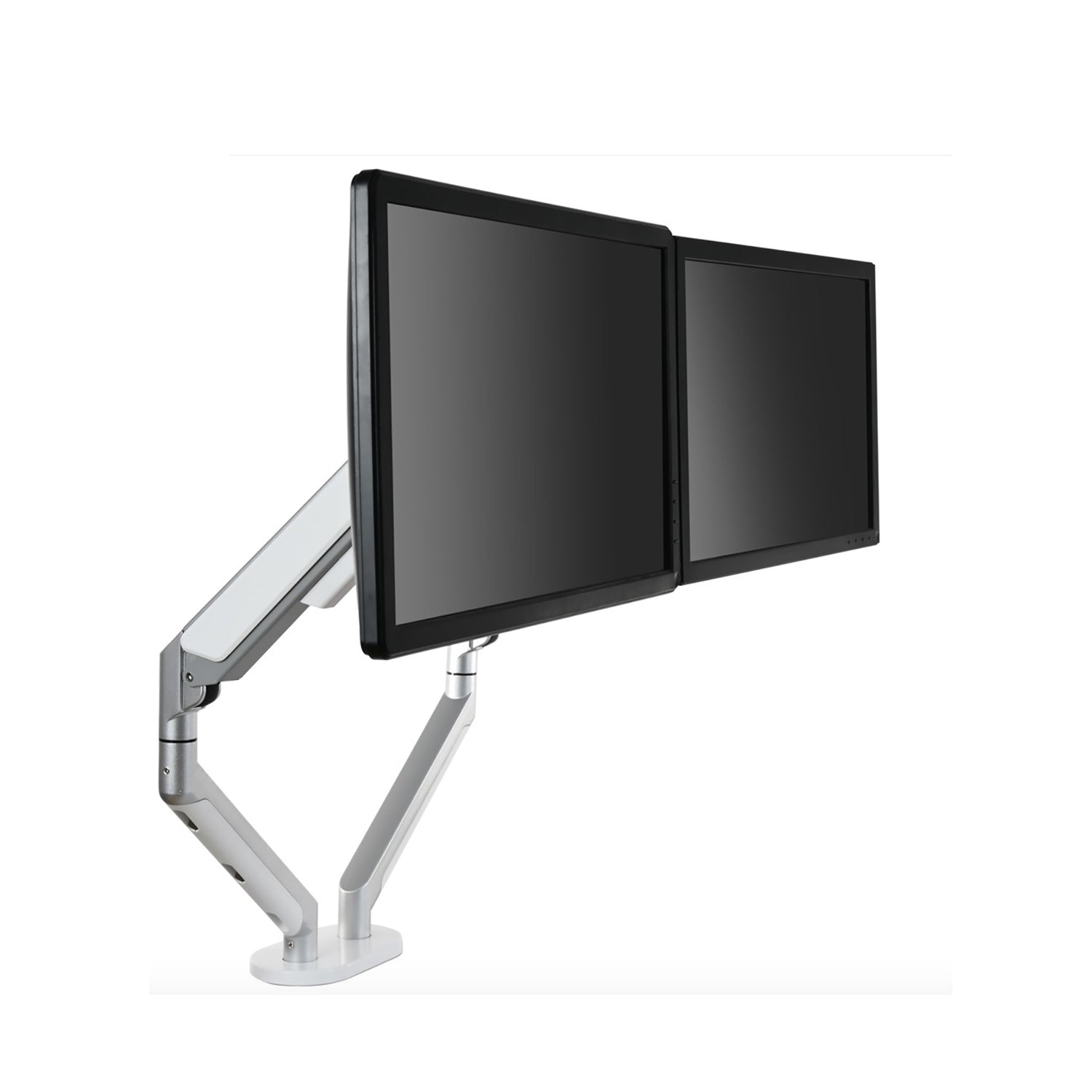 Fully Adjustable Dual LCD Monitor Desk Mou.nt, Stand, Base, Bracket ...