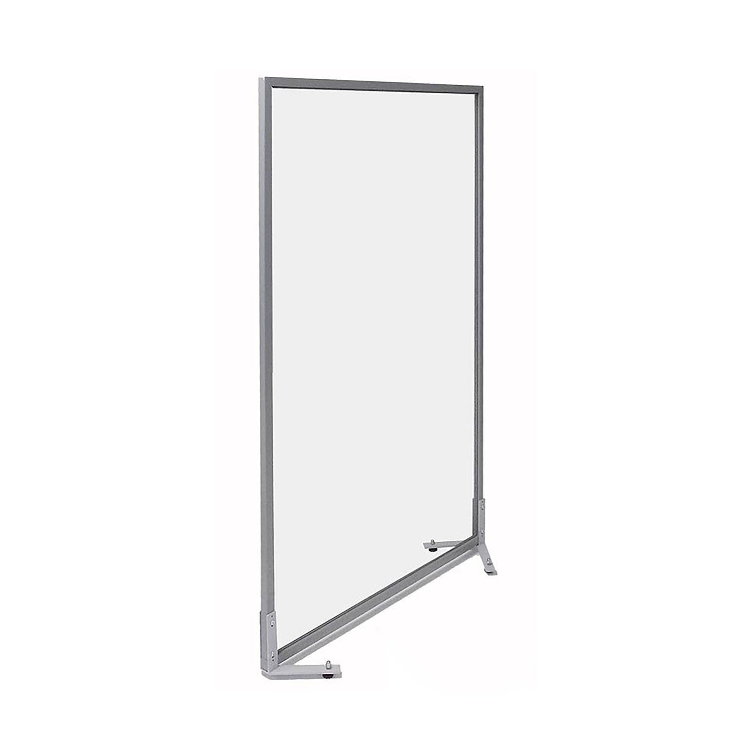 ACRYLIC ROOM DIVIDER WITH DUAL CASTER OR GLIDE OPTION SCREEN 36"W X 60 ...