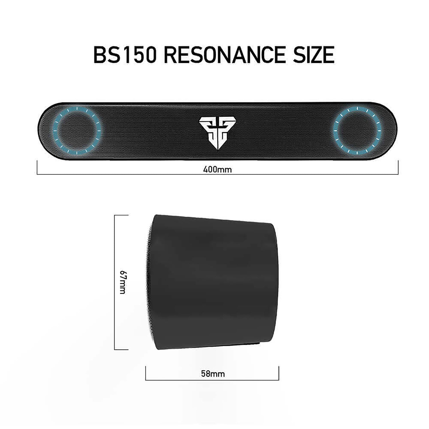 FANTECH RESONANCE BS150 BLACK BLUETOOTH SPEAKER - OFX Office