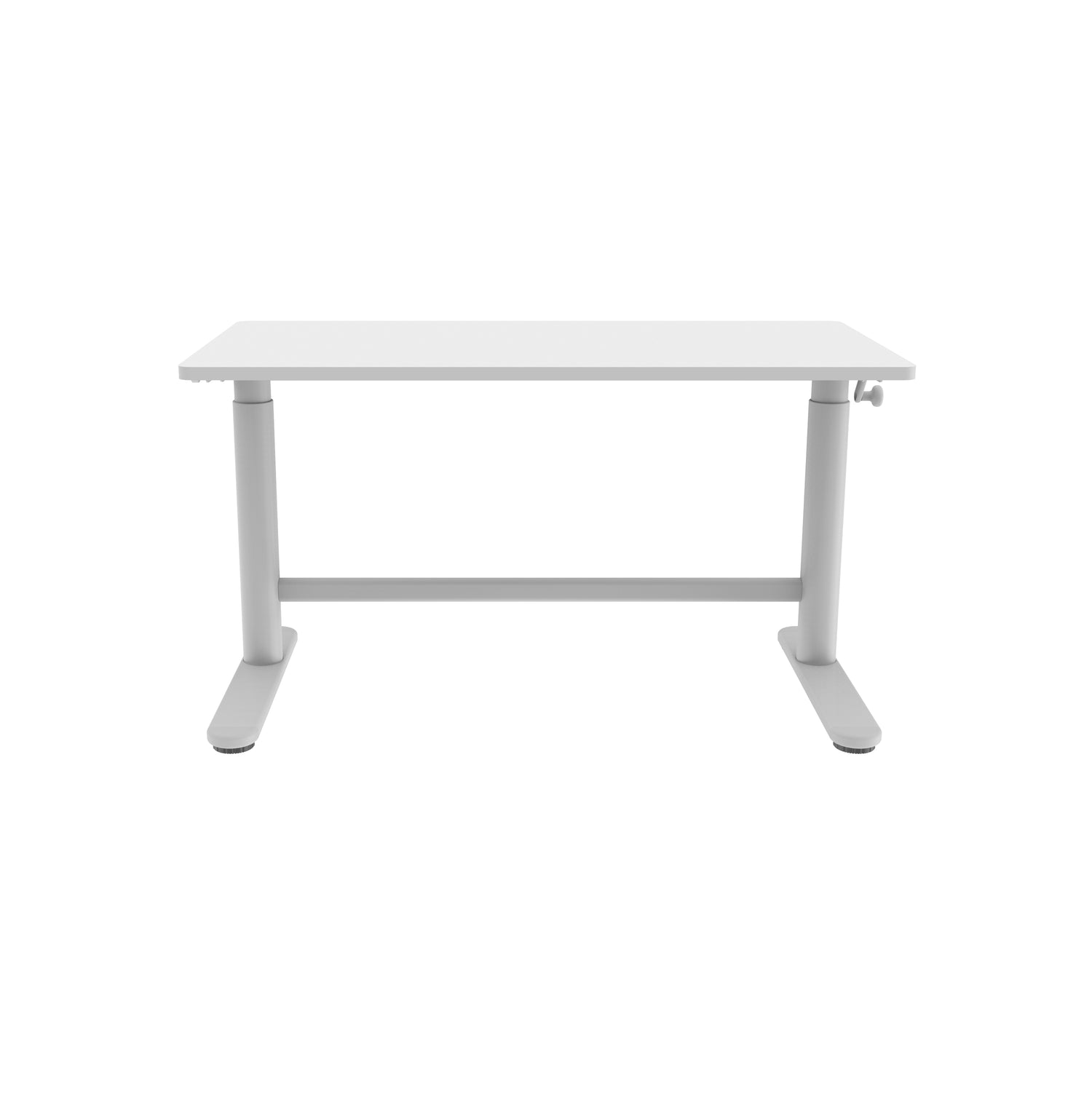 Loctek Cd001-1005 Height-Adjustable Desk With White Frame - OFX Office