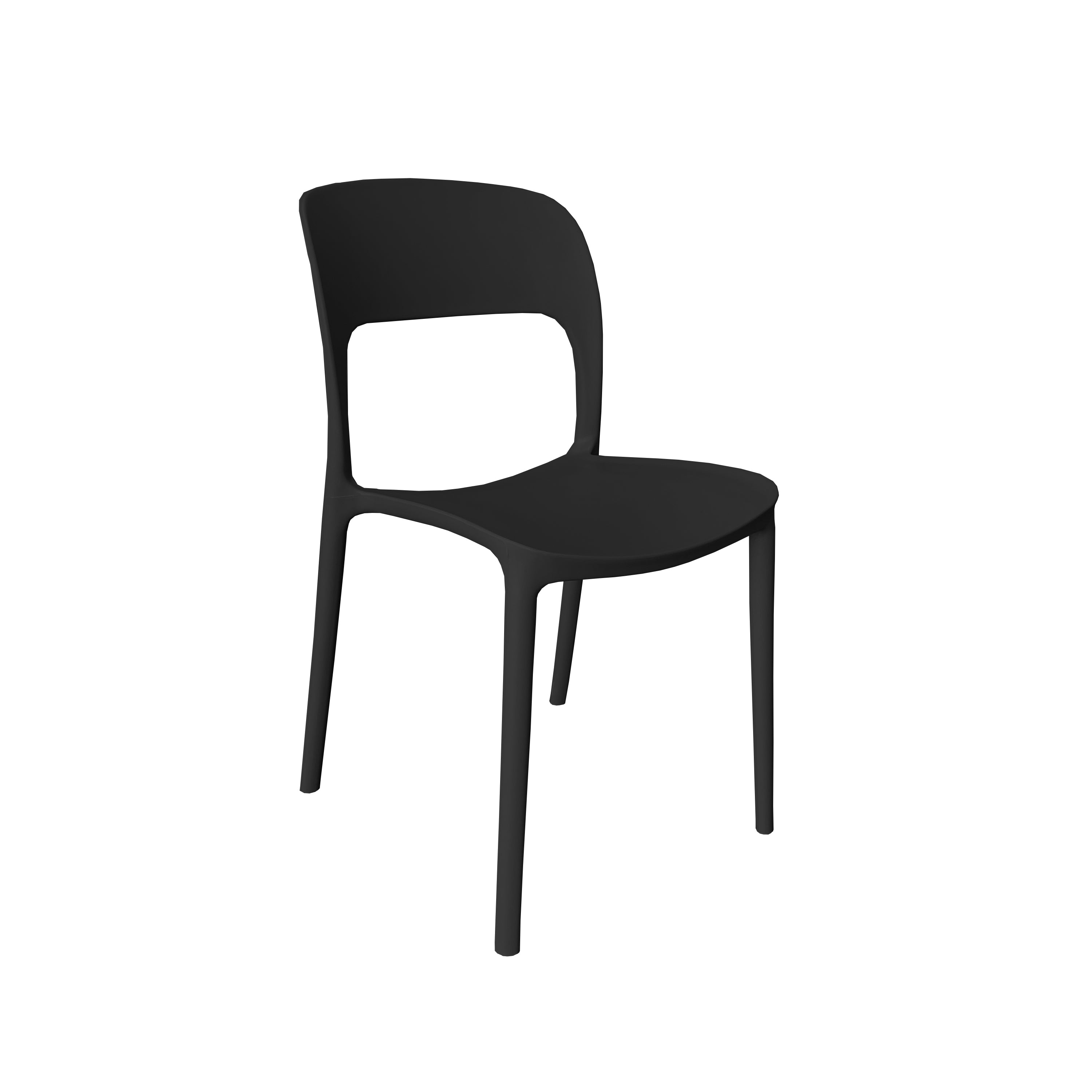 FORTE COMMERCIAL-GRADE FIBERGLASS-COMPOSITE STACKING CHAIR - OFX Office