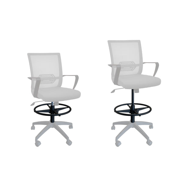 STOOL KIT & FOOT RING ADAPTER FOR HIGH CHAIRS - OFX Office