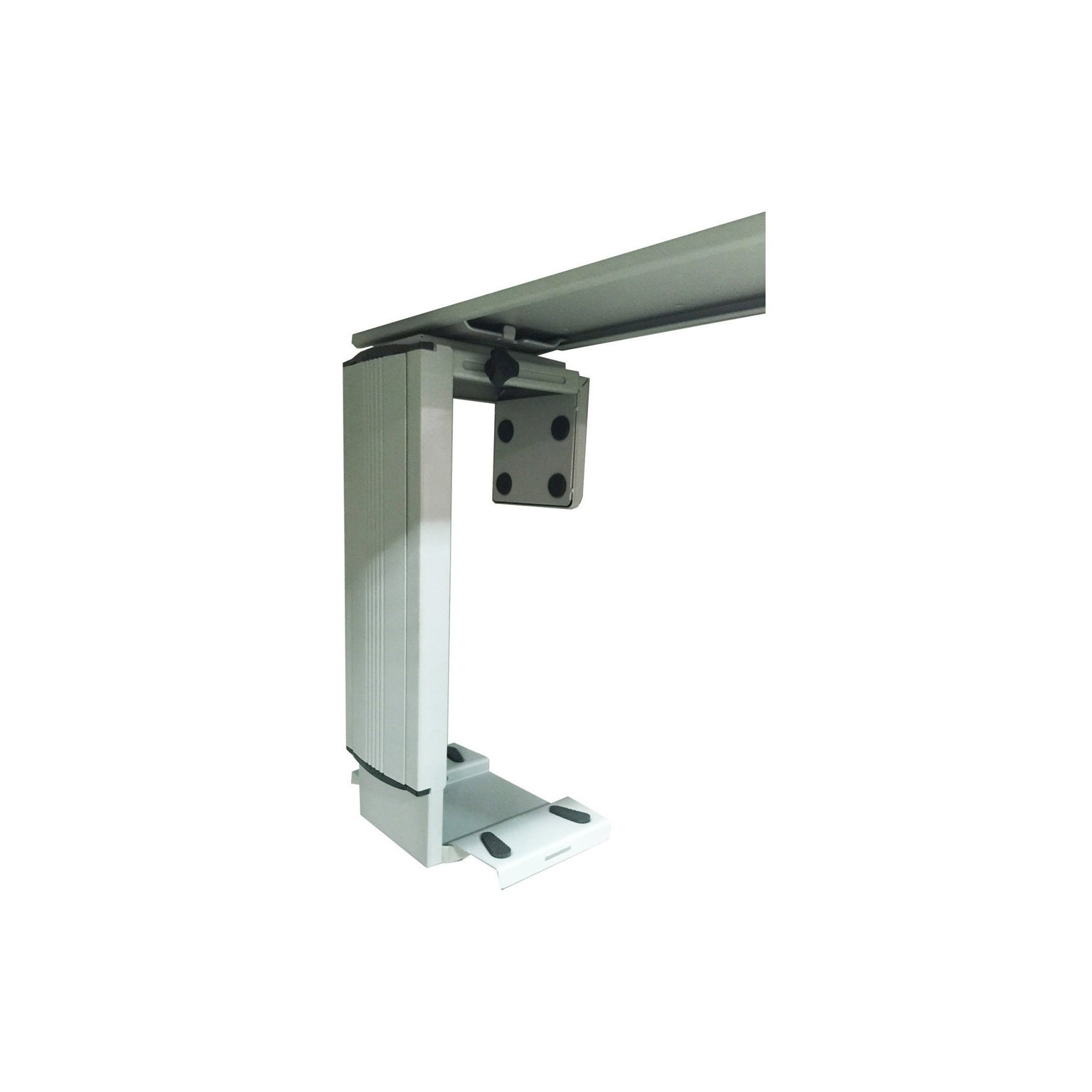 Under-Desk Sliding, Rotating & Adjustable Computer CPU Holder Base ...