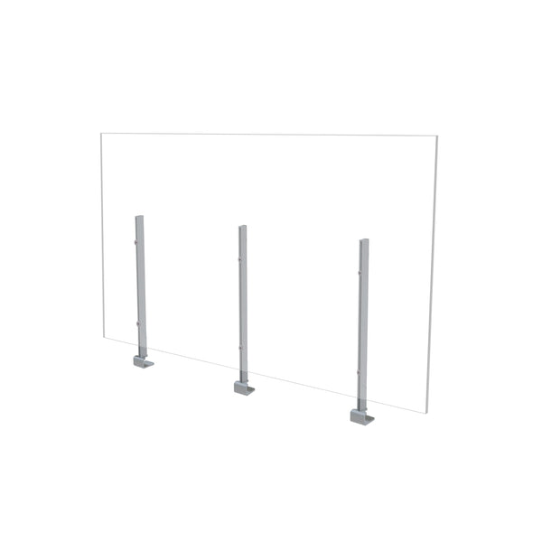 FRONTLINE20 DESKTOPN SIDE MOUNTED INVISIBLE BARRIER - OFX Office
