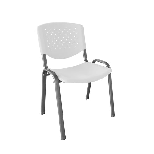 FORTE-A COMMERCIAL GRADE FIBERGLASS-COMPOSITE STACKING CHAIR WITH ARMS ...