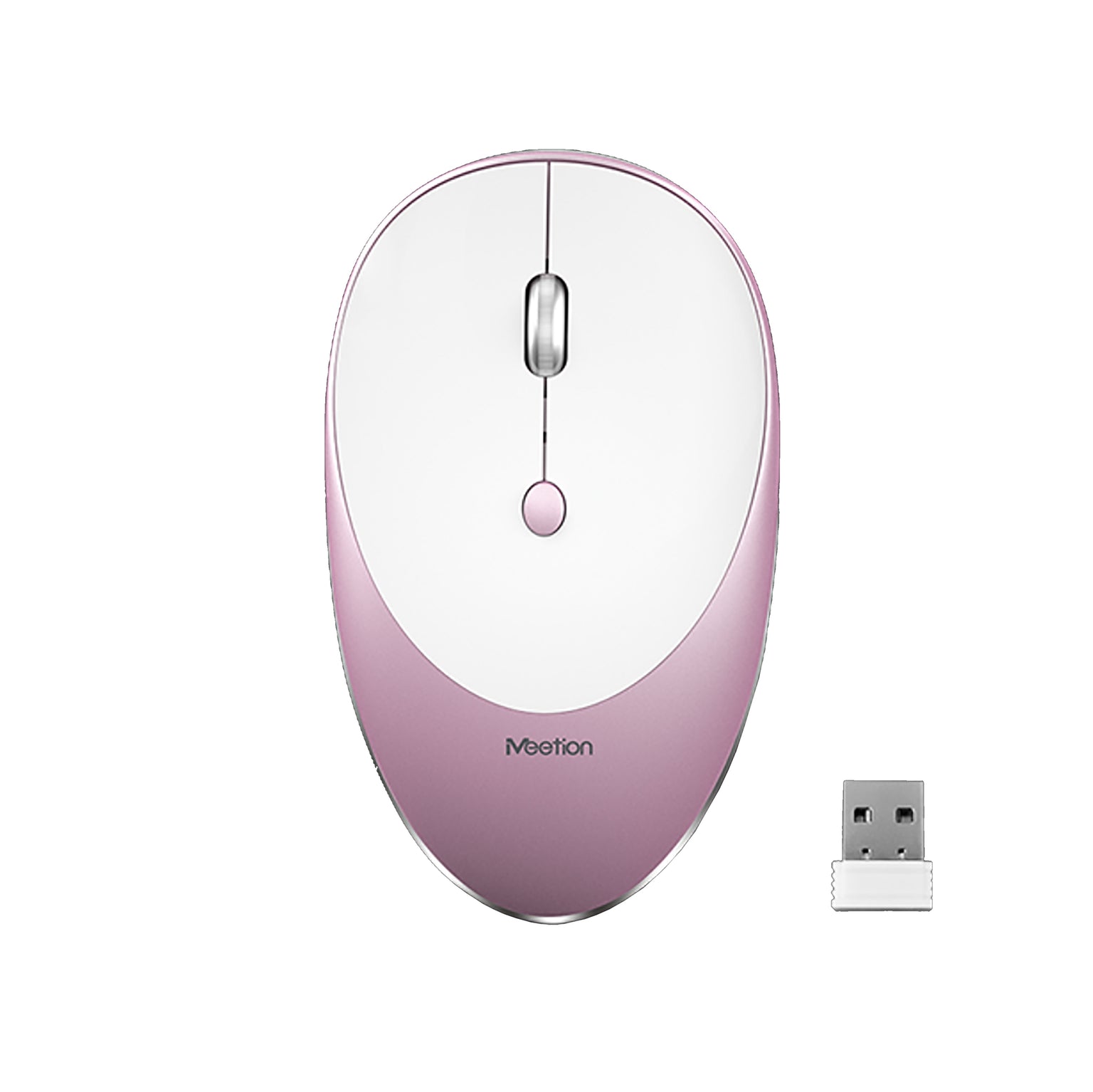 MEETION 2.4G SLIM RECHARGEABLE SILENT WIRELESS MOUSE R600 - OFX Office