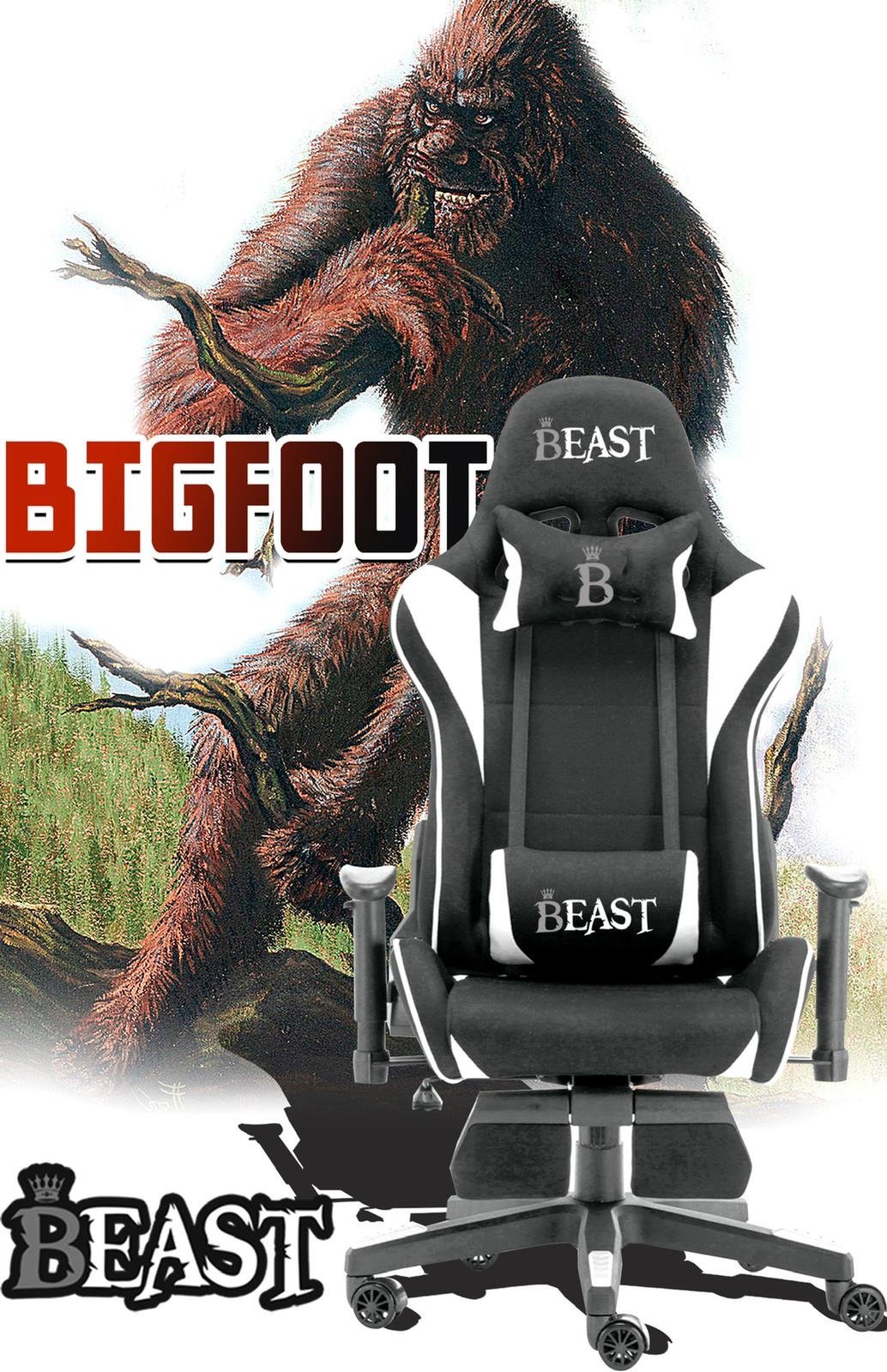 Bigfoot Racing Gaming Chair w/ Ergonomic Lumbar - OFX Office